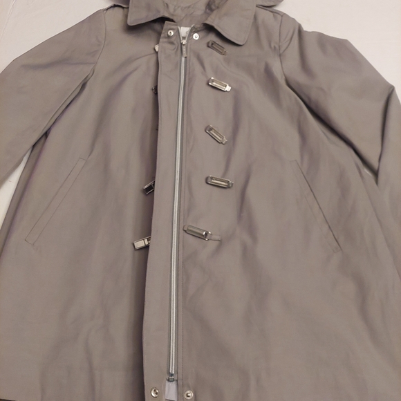 Calvin Klein | Jackets & Coats | Calvin Klein Grey Duffle Rain Coat ...